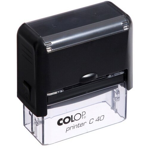 Оснастка для штампа автоматическая COLOP Printer Сompact 40, 23 x 59 мм, корпус чёрный