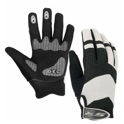 Перчатки STELS, размер 8.5, черный, серый