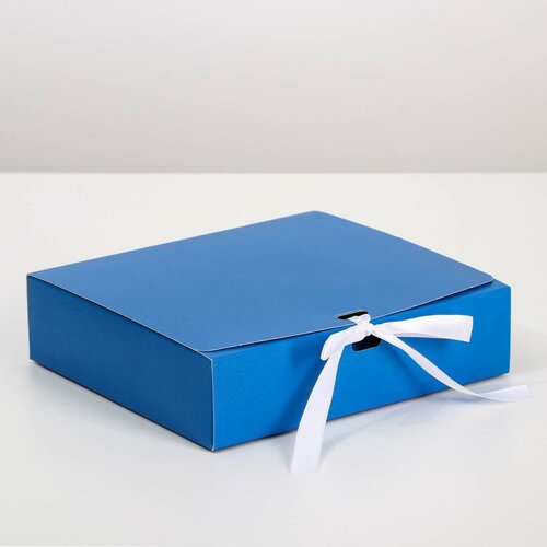 Коробка складная «Синяя», 31 х 24,5 х 9 см