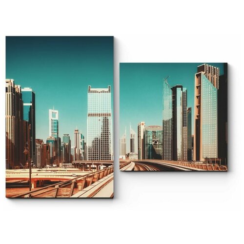 Модульная картина Дубайское метро 160x120