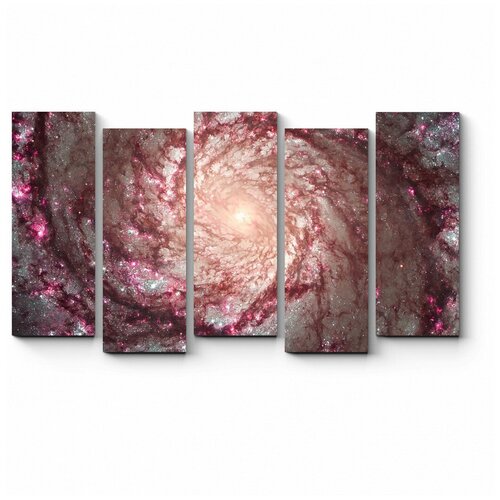 Модульная картина Далекая галактика 110x64