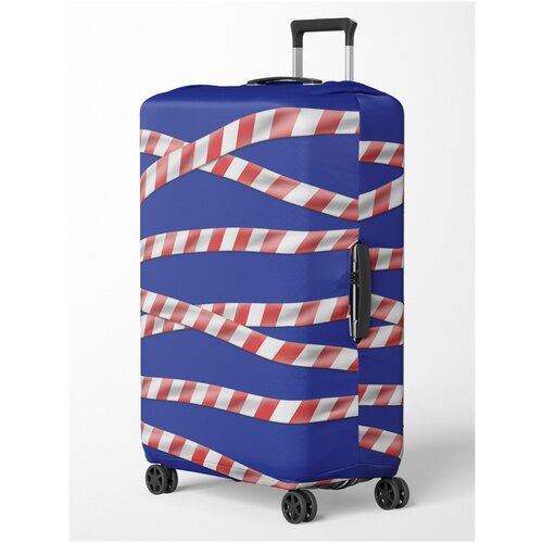 Чехол для чемодана , размер S, красный, синий