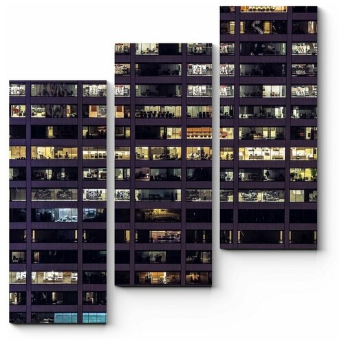 Модульная картина Окна Нью-Йорка80x85