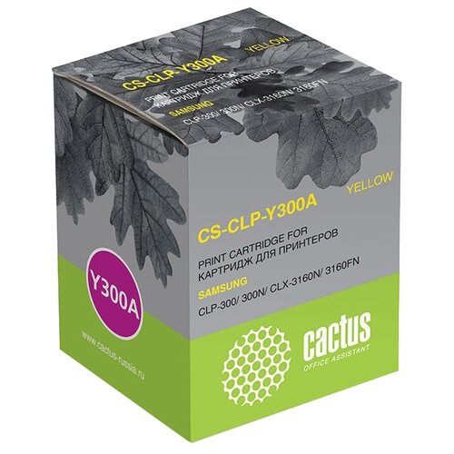 Картридж cactus CS-CLP-Y300A, 1000 стр, желтый