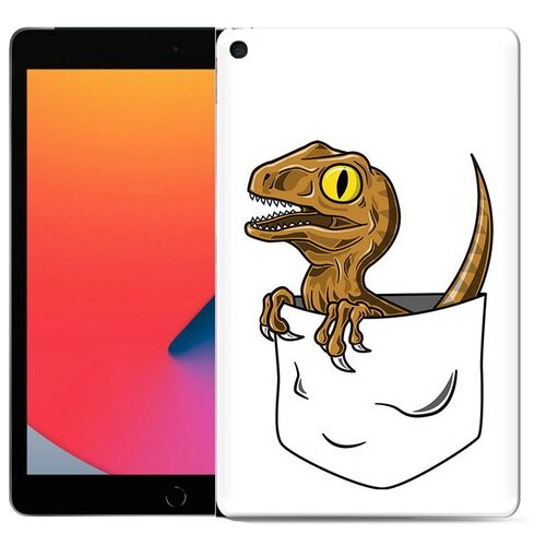 Чехол задняя-панель-накладка-бампер MyPads динозавр в кармане для iPad mini 5 7.9 (2019)-A2133/A2124/A2126/A2125 противоударный