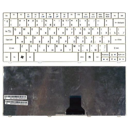 Клавиатура для ноутбука NSK-AQ11D белая