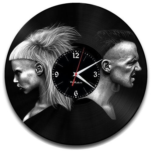 Часы из виниловой пластинки (c) VinylLab Die Antwoord