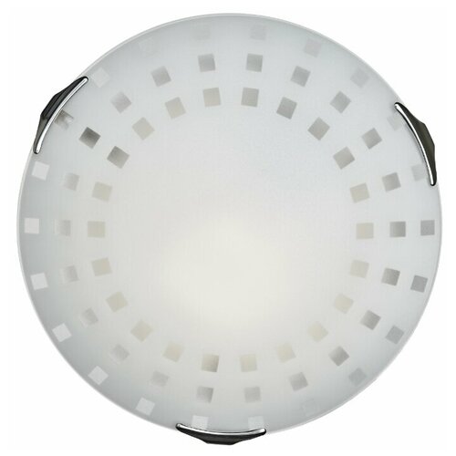 Настенно-потолочный светильник Сонекс Quadro White 262, E27, 200 Вт, кол-во ламп: 2 шт., цвет арматуры: хром, цвет плафона: белый