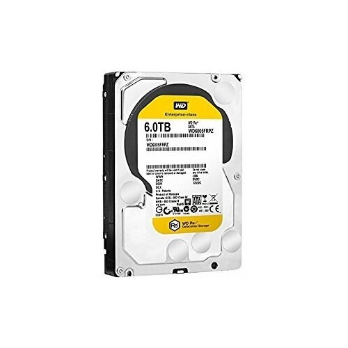 Жесткий диск HDD 6.0Tb Western Digital SATA-III, 128Mb, 7200rpm RE+ (WD6005FRPZ)