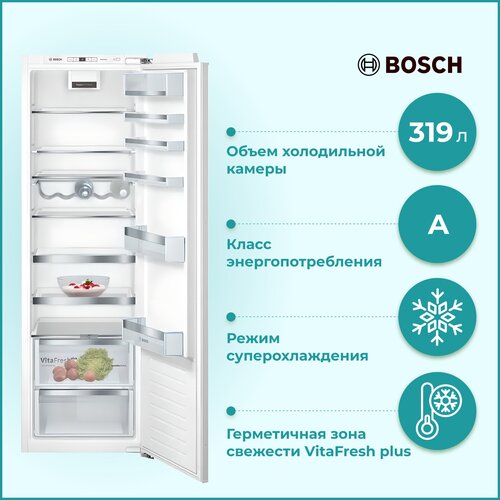 Встраиваемый холодильник BOSCH KIR81AFE0, белый