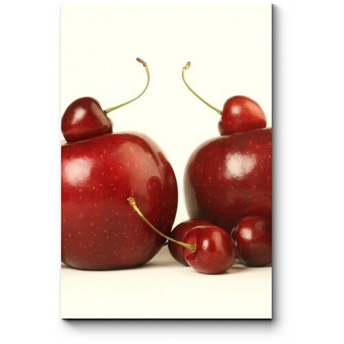 Модульная картина Вишнево-яблочное настроение 40x60