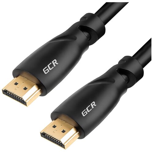 GCR Кабель PROF 12.0m HDMI 2.0, 3D, Ultra HD,60 Hz up to 18GB, Fast Ethernet 18.0 Гбит/с позолоченные контакты, 3Х экран, OD9.0mm, 28/24 AWG