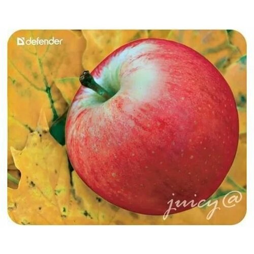 Коврик для мыши Defender Juicy sticker 50412 красное яблоко
