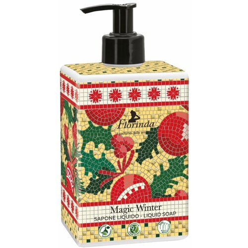 Florinda Жидкое мыло натуральное на основе растительных масел Волшебная зима Liquid Soap Magic Winter, 500 мл