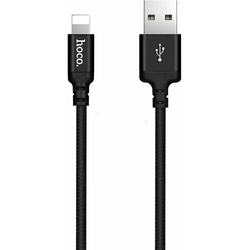 Набор из 3 штук Кабель USB 2.0 Hoco X14, AM/Lightning M, черный, 1 м