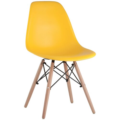 Пластиковый стул (комплект 4 шт) TRIXETY DINASTY, желтый