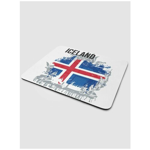 Коврик для мышки Флаг Исландии