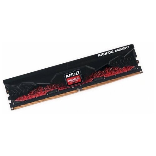 Модуль памяти AMD Radeon 8GB DDR5 5200 DIMM Entertainment Series Black Gaming Memory Non-ECC, CL40, 1.1V, RTL (R5S58G5200U1S)