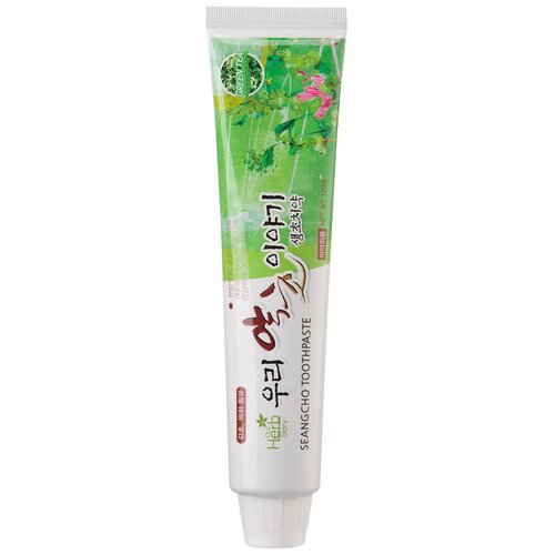 Зубная паста Our herb story Seangcho Green Tea Toothpaste Зеленый чай, 120 г