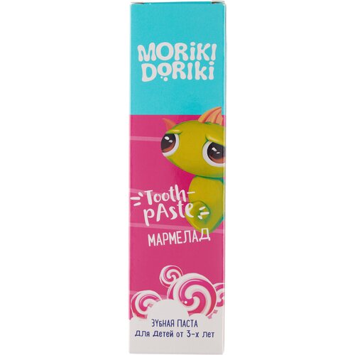 MORIKI DORIKI Детская зубная паста GOROSHEK мармелад, 65 г