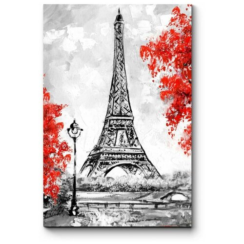Модульная картина Краски осени в Париже 30x45