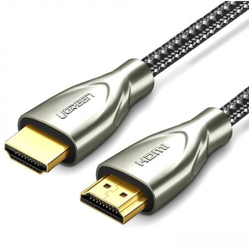 Кабель Ugreen HD131 HDMI to HDMI Braided Nylon Cable (1,5 метра) серый (50107)