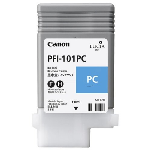 Картридж Canon PFI-101PC (0887B001), 130 стр, голубой