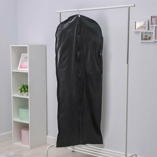 LaDо́m Чехол для одежды LaDо́m, 60×160 см, плотный, PEVA, чёрный