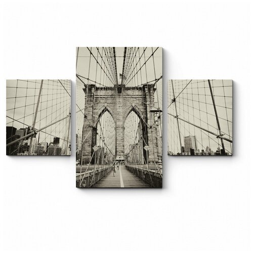 Модульная картина Все мосты ведут в Нью-Йорк 150x98