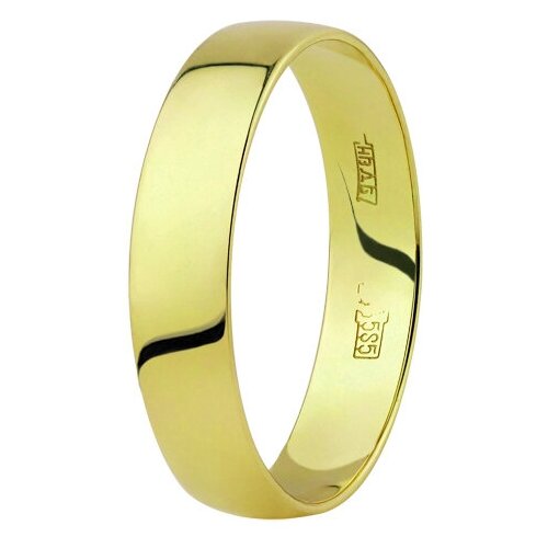 Кольцо обручальное AZADE, золото, 585 проба, размер 18.5