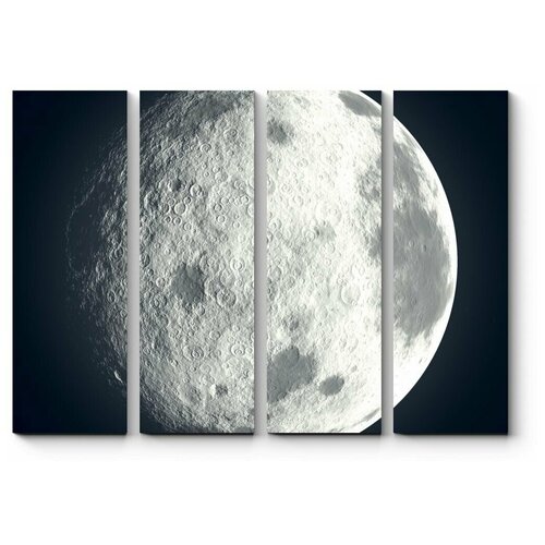 Модульная картина Безупречная Луна 100x75