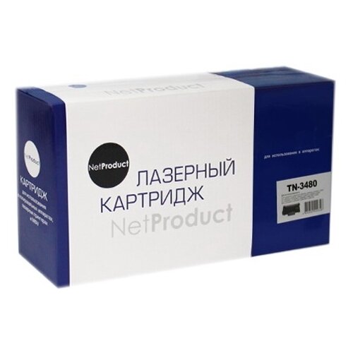 Картридж NetProduct TN-3480, 8000 стр, черный