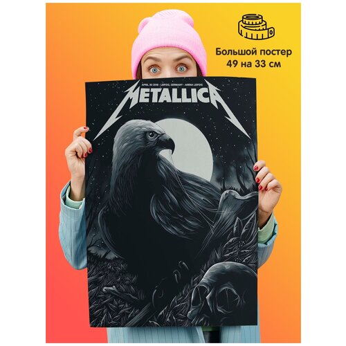 Плакат постер metallica - eagle