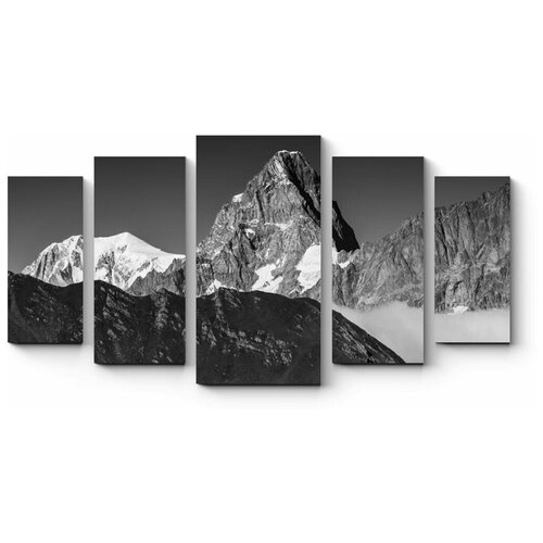 Модульная картина Величественные горы 100x55