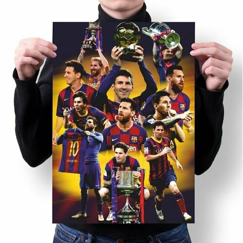 Плакат Messi, Месси №24