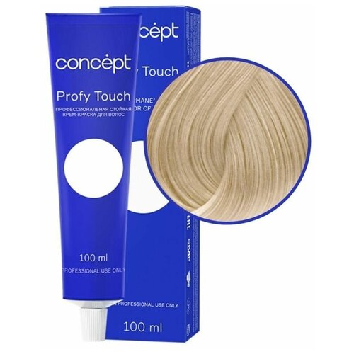 Concept Profy Touch 12.8 Профессиональный крем-для волос, экстрасветлый перламутровый, 100 мл