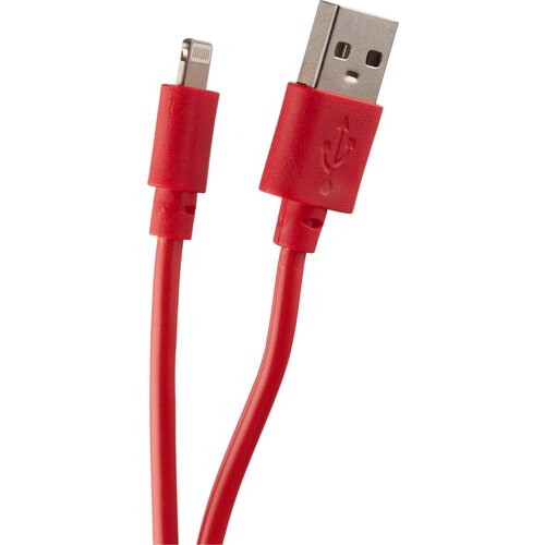 Дата-кабель SmartBuy USB-8 pin, в коробке, PLAIN COLOR, 1 метр, красный