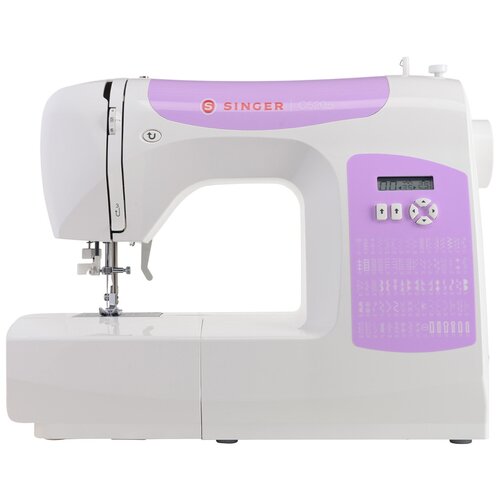 Швейная машина Singer C5205, белый/фиолетовый
