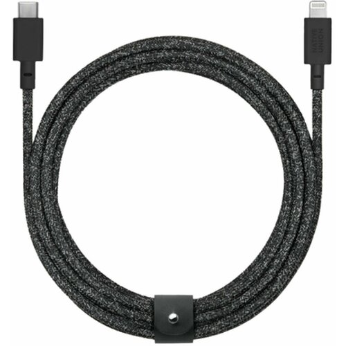 Кабель Type C - Lightning MFI 3m Native Union Belt Cable серый