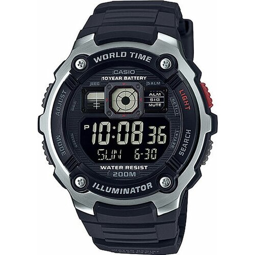 Наручные часы CASIO AE-2000W-1B, черный