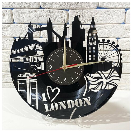 Настенные часы из виниловой пластинки London 2
