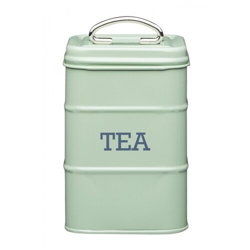 Емкость для хранения чая Living Nostalgia, 11х11х17 см, зеленая Kitchen Craft