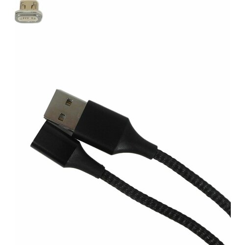 Кабель micro USB "Mi-Digit" M74, магнитный, золоченые контакты, 2.4A, 1 м.