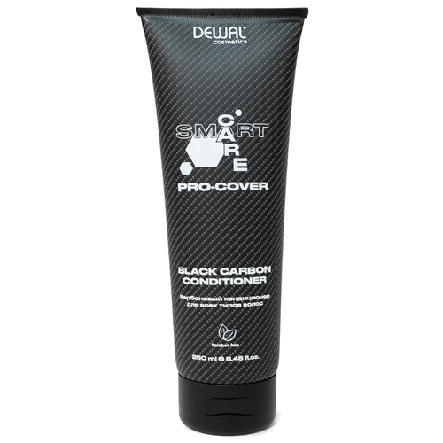 Dewal Cosmetics кондиционер Smart Care Pro-Cover Black Carbon карбоновый для всех типов волос, 250 мл