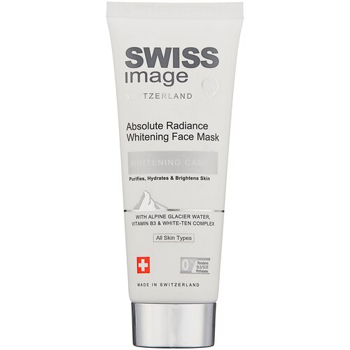 Swiss Image Осветляющая маска для лица выравнивающая тон кожи, 90 г, 75 мл