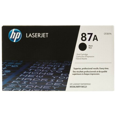 Картридж лазерный HP 87A CF287A чер. для LJ Enterprise M506/MFP M52