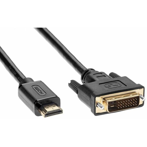 Кабель Vcom для подключения TV-COM HDMI (m) - DVI-D (m) 5м