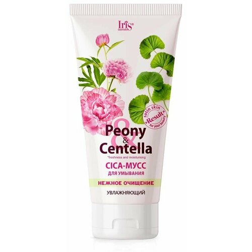 Iris Cosmetic CICA-Мусс для умывания Peony & Centella , Нежное Очищение, туба 170 мл