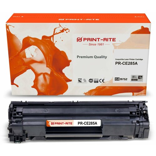 Картридж лазерный Print-Rite TFH899BPU1J1 PR-CE285A CE285A black ((1600стр.) для HP LJ P1102/P1102W/M1130/M1132) (PR-CE285A)