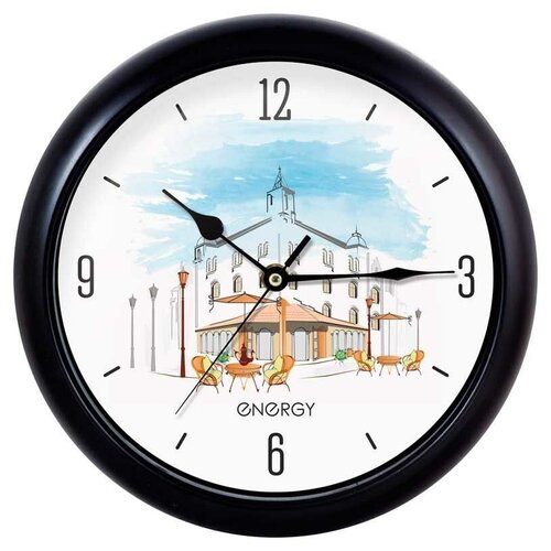 Часы настенные кварцевые Energy ЕС-105, кафе